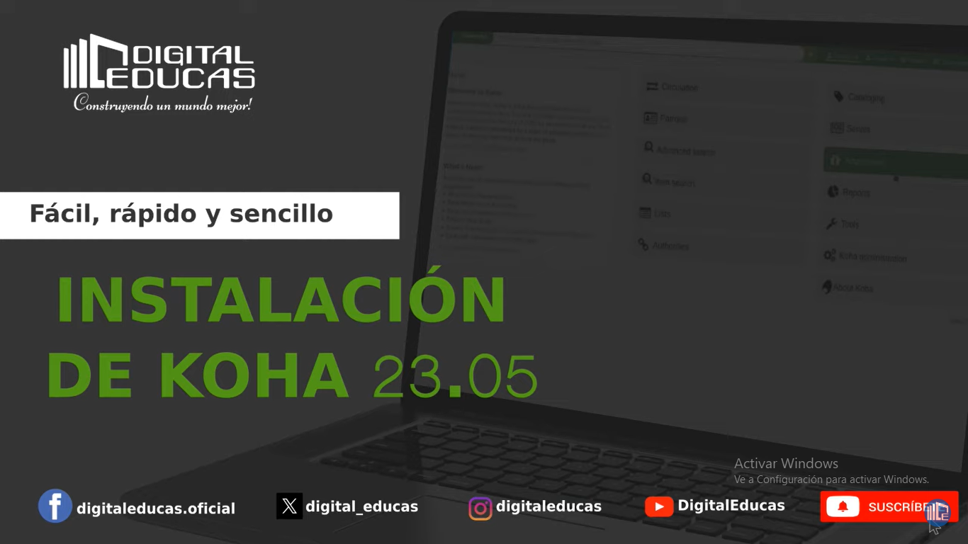 Sistema de bibliotecas Koha | Digital_Educas